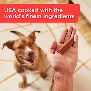 Nutrish Rachael Ray Soup Bones Minis Dog Chews with Real Beef & Barley, 8 Chews, 6.3 oz Pouch (Pack of 7)