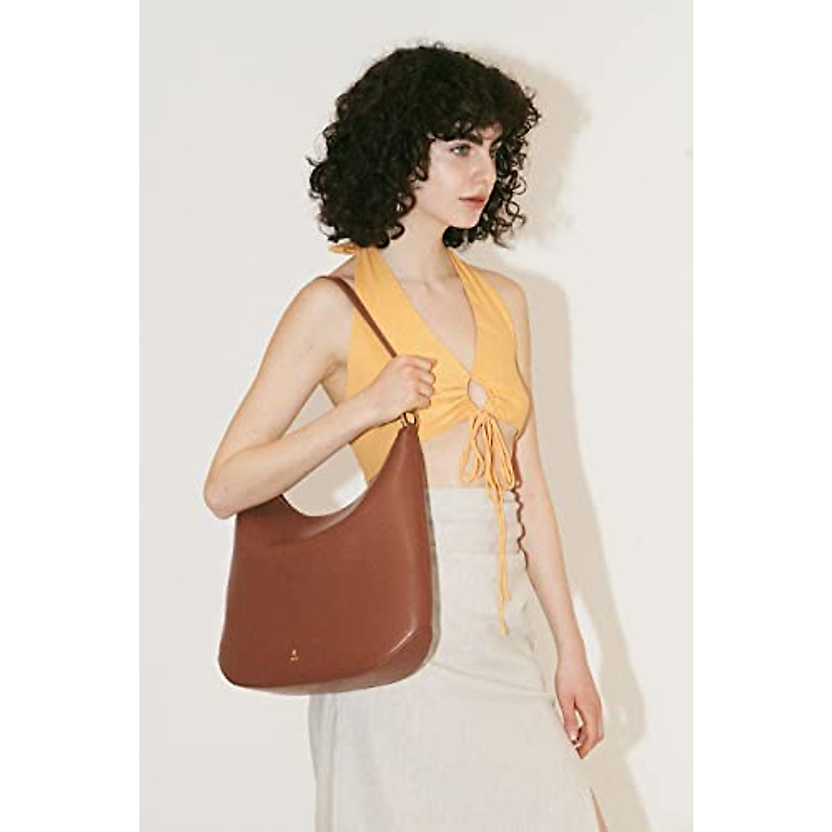 JW PEI Women's Erin Hobo Tote Bag (Brown)