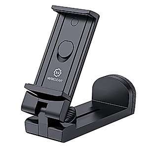 WixGear Universal Airplane in Flight Tablet Phone Mount, Handsfree Phone Holder for Desk with Multi-Directional Dual 360 Degree Rotation, Pocket Size Travel Essential Accessory for Flying.