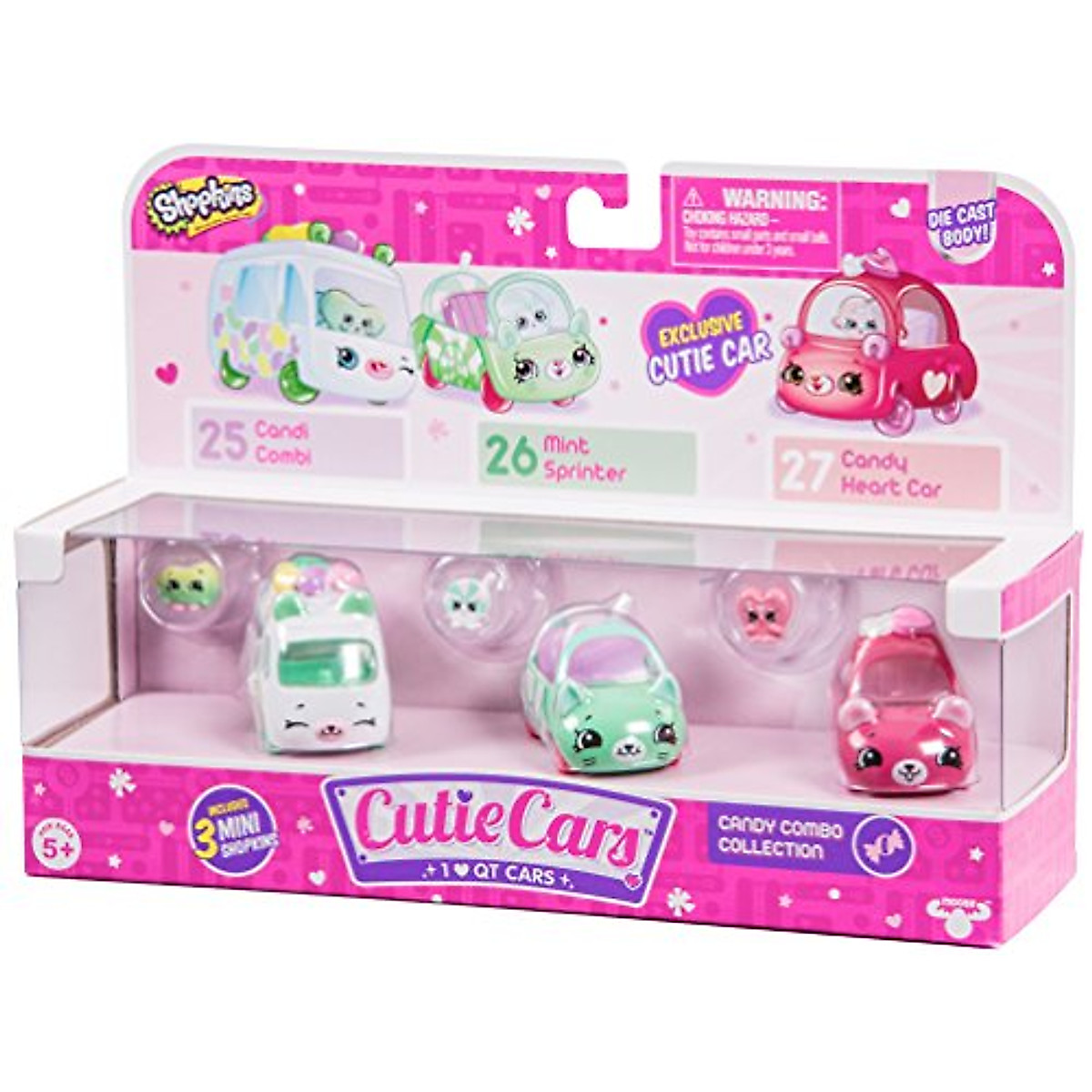 Cutie Car Spk Season 1 Candy Combo 3 Pack
