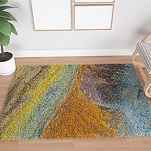 Marble Kitchen Rug Rug 3 ' x 5 ' Area Rugs Rugs Kitchen Rugs Non Skid Accent Area Carpet, Non-Slip Fur Rugs Nursery Accent Floor Carpet