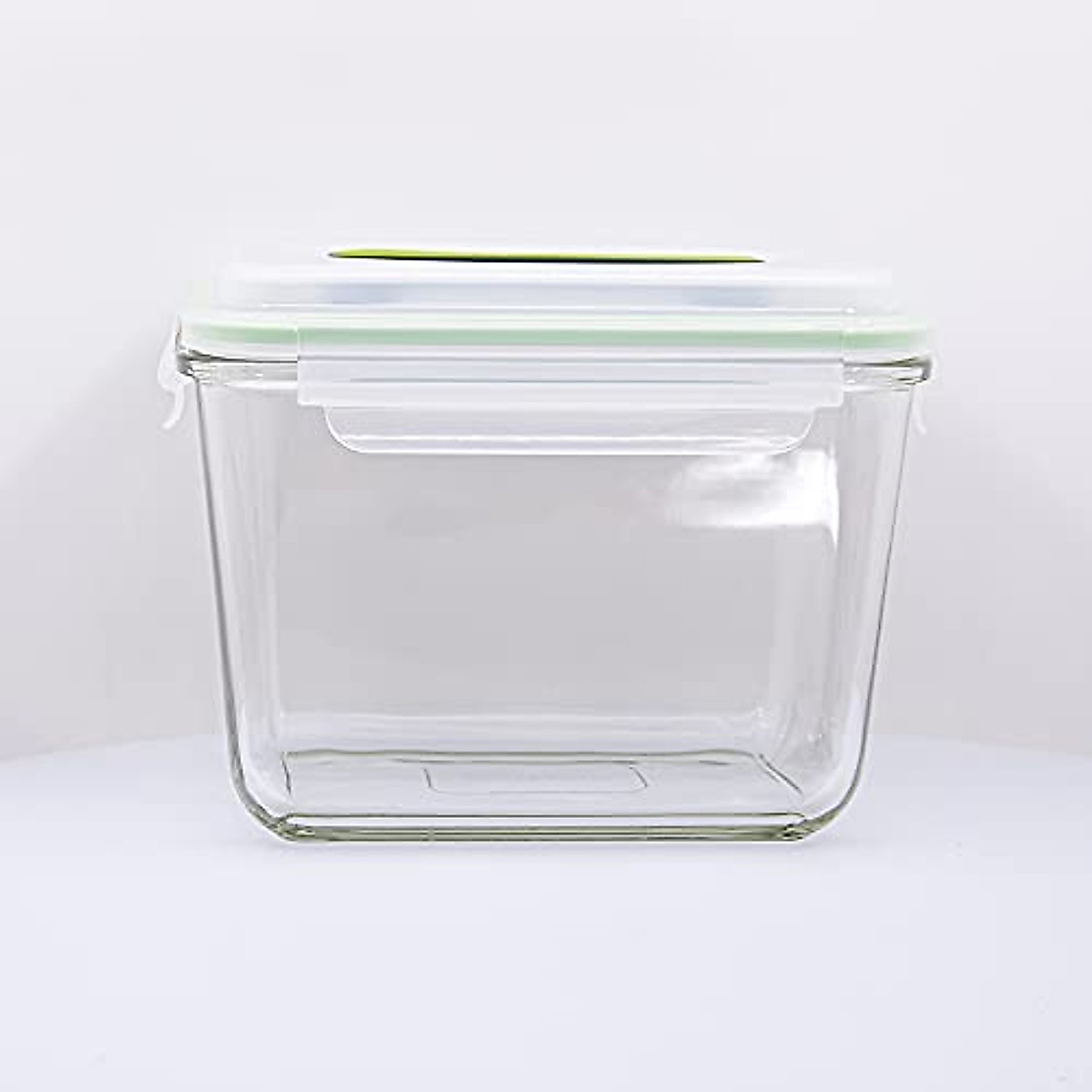 Rectangular Handy Tempered Glass Food Container 2500ml - Glasslock Airtight Anti Spill RP602