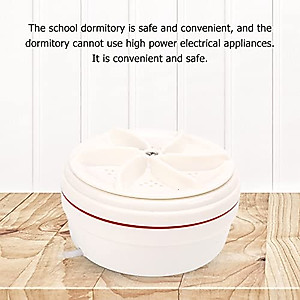 Mini Washing Machine, Portable Ultrasonic Washing Machine, Turbo Washer and Dishwasher Automatic Cycle Cleaning for Home Travel College Camping Personal Laundry