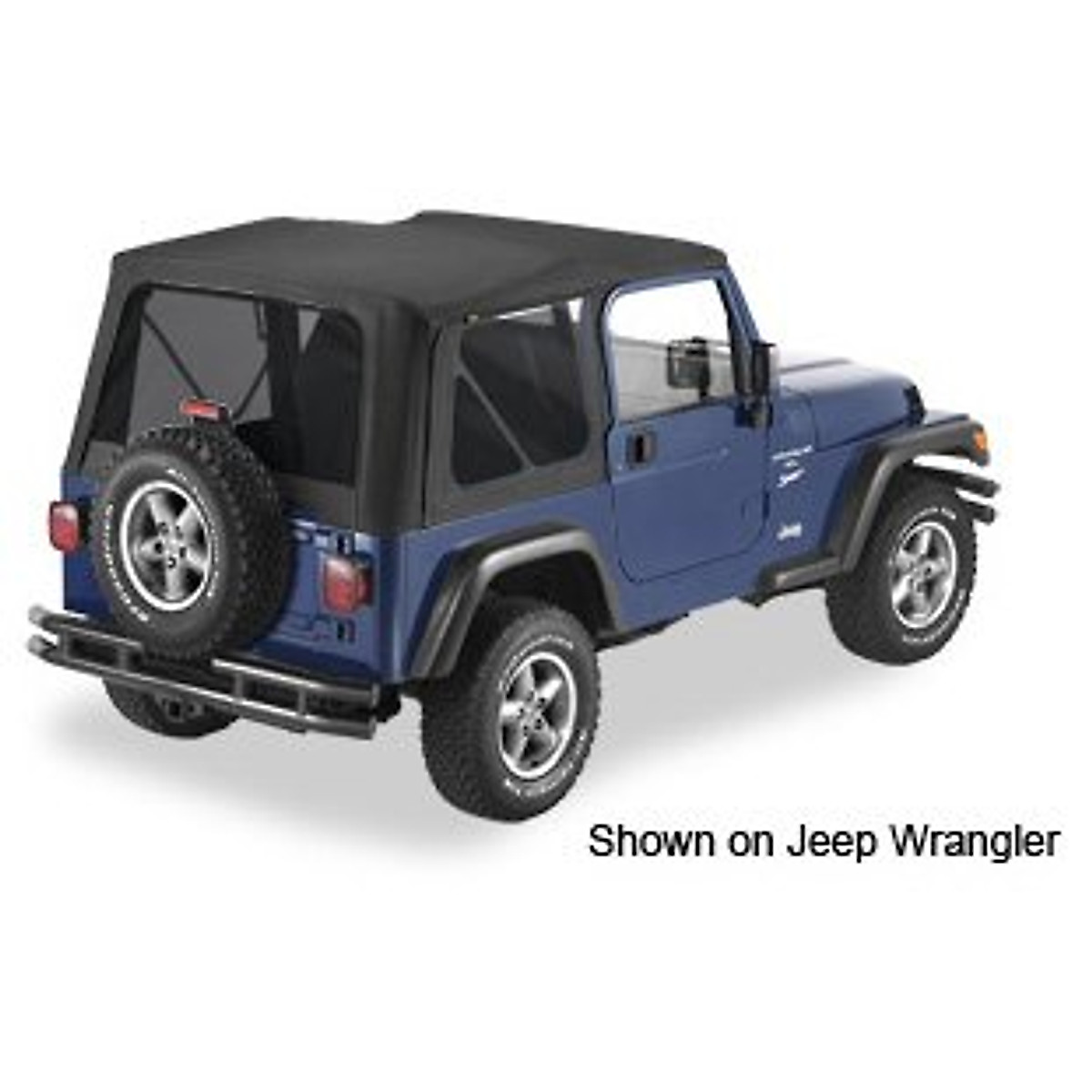 Bestop 7914035 Black Diamond Sailcloth Replace-A-Top for 2004-2006 Wrangler TJ Unlimited