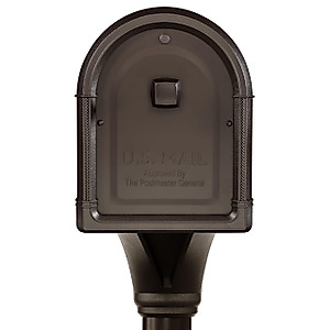 Architectural Mailboxes 7980RZ Roxbury Kit Mailbox, Rubbed Bronze