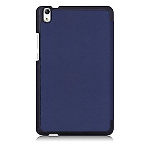 MNtech Sleep Folding Stand Leather Protective Case Cover For HUAWEI MediaPad T2 8 Pro 8inch (Blue)