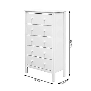 Adeptus Easy Pieces Dresser, White