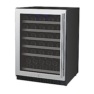 Allavino Wine Refrigerator, 56 Bottle, Stainless Steel