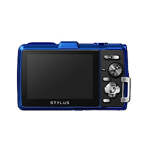 Olympus Stylus TG-830 iHS Digital Camera with 5x Optical Zoom and 3-Inch LCD (Blue) (Old Model)