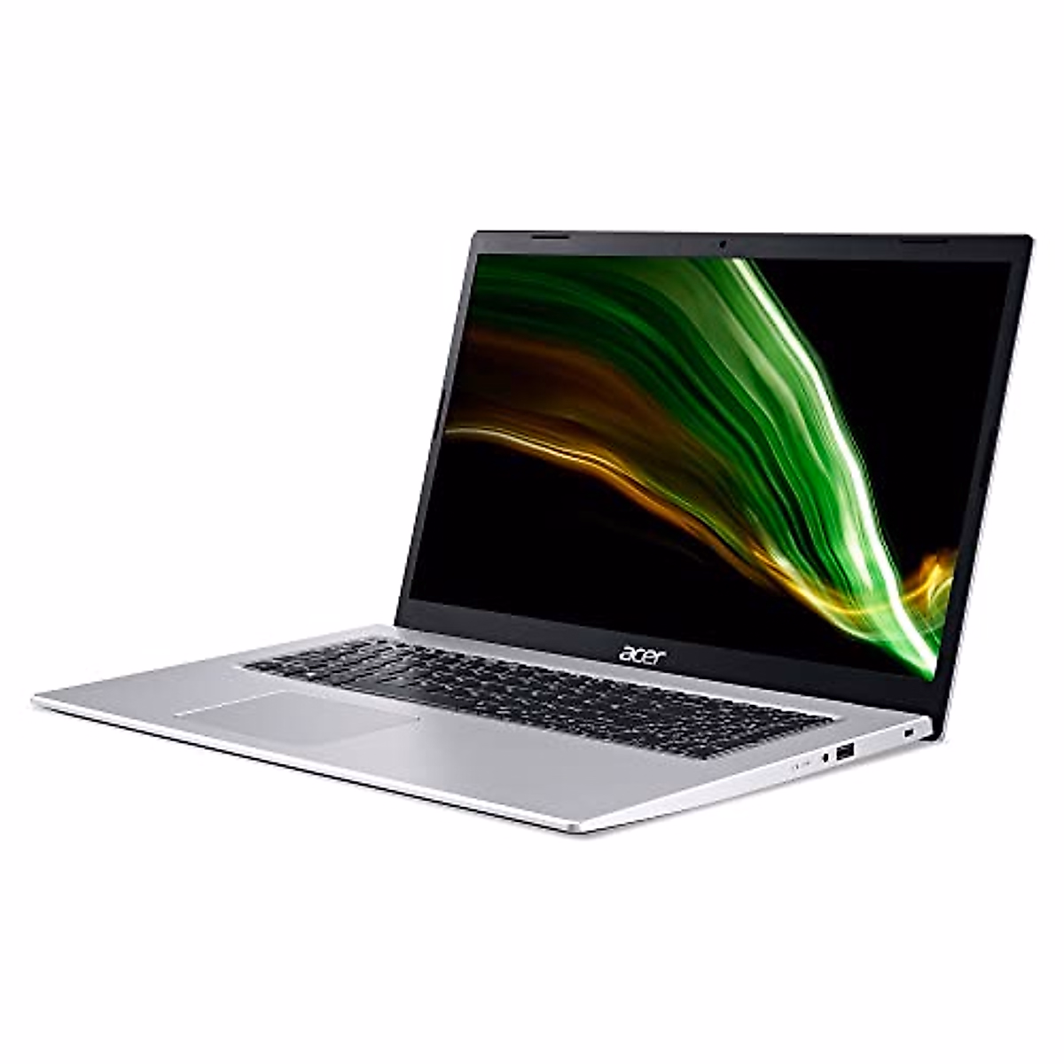 Acer Aspire 3 17 Business Laptop 17.3" FHD IPS ComfyView Display 11th Gen Intel Quad-Core i5-1135G7 (Beats i7-10710U) 8GB RAM 256GB SSD Intel Iris Xe Graphics Webcam Win10 Silver + HDMI Cable