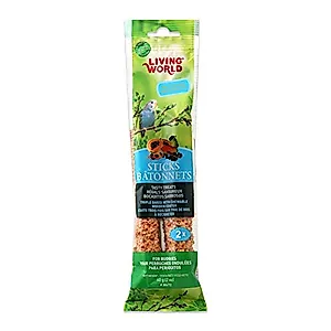 Living World Budgies Fruit Treat Sticks, 2-Ounce
