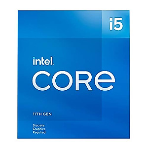 Intel® Core™ i5-11400F Desktop Processor 6 Cores up to 4.4 GHz LGA1200 (Intel® 500 Series & Select 400 Series Chipset) 65W