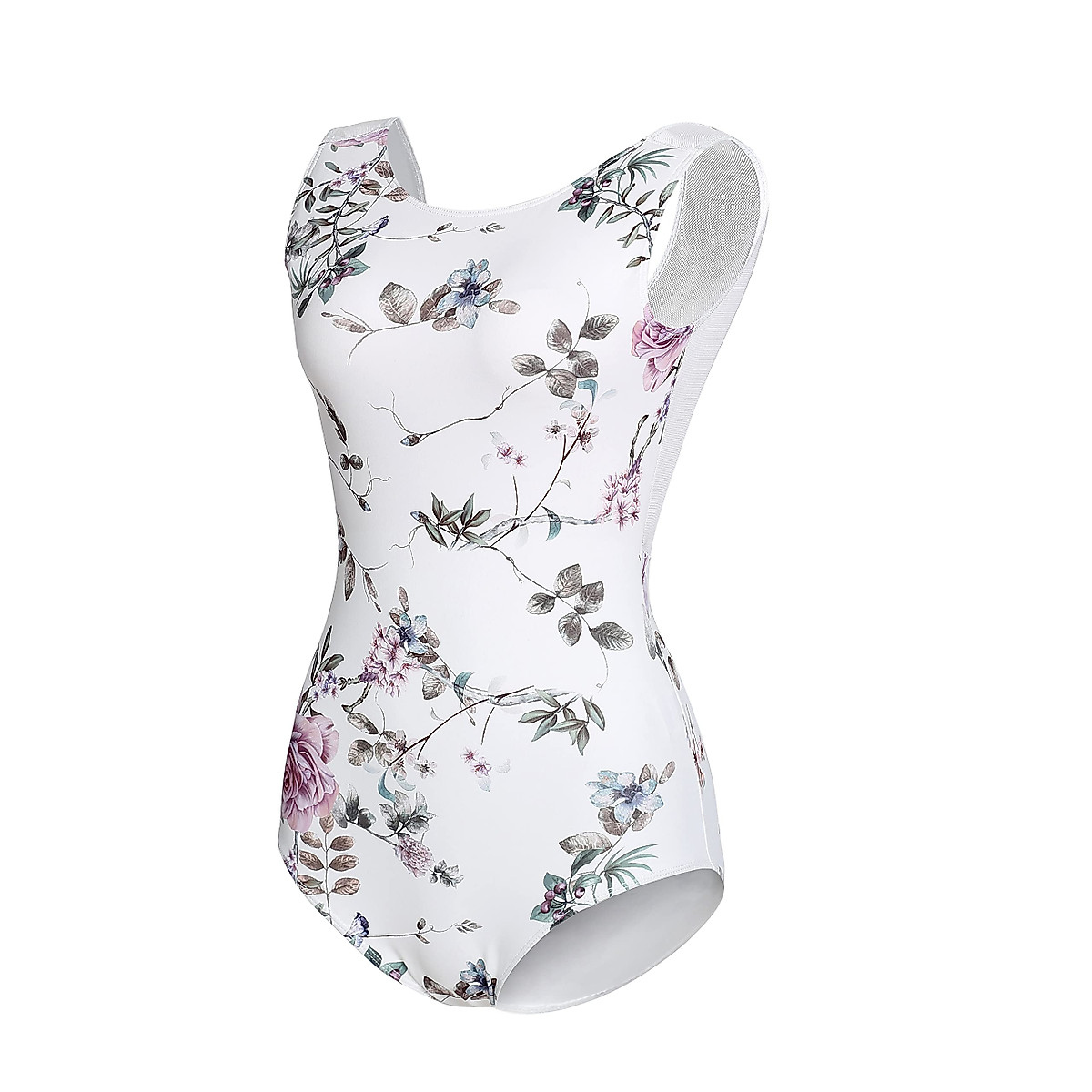 Lanbodance Girls and Women's Tank Leotards for Ballet Dance Gymnastics Bodysuit