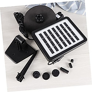 YARNOW Garden Submersible Bath Spout Pond Bird Pool Fountains Decoration Watering Aquarium Powdered Tank Fountain Patio Pump for Water Floating Fish Solar Outdoor Aerator Small Fountain Pump