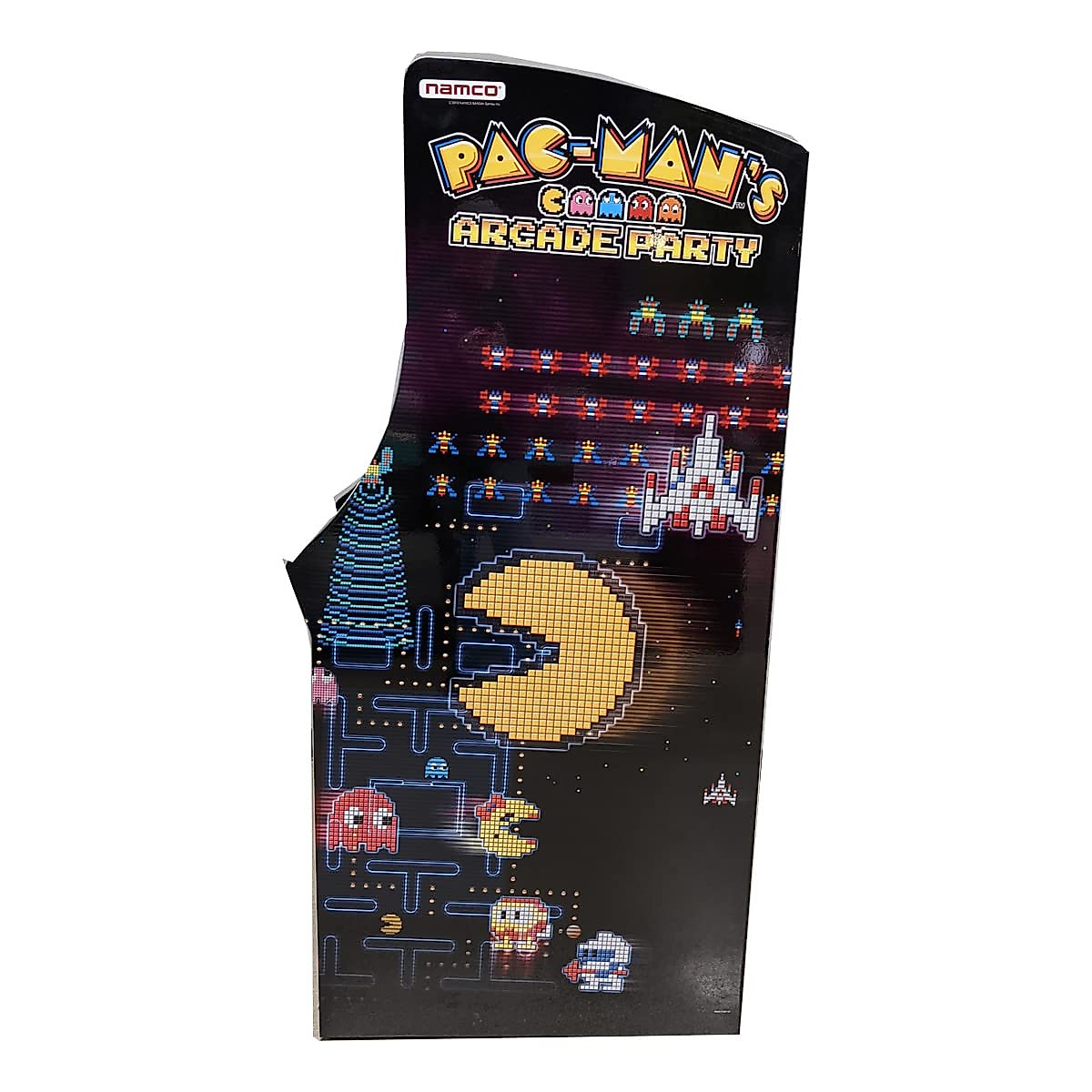 Pac Man Arcade Party 13 Games Full Size Cabinet Home Edition 26" Monitor Ms. Pac Man Galaga