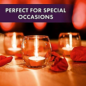 Unscented Tea Light Candles in Bulk, Good for Weddings and All Occasions - 50 Ct