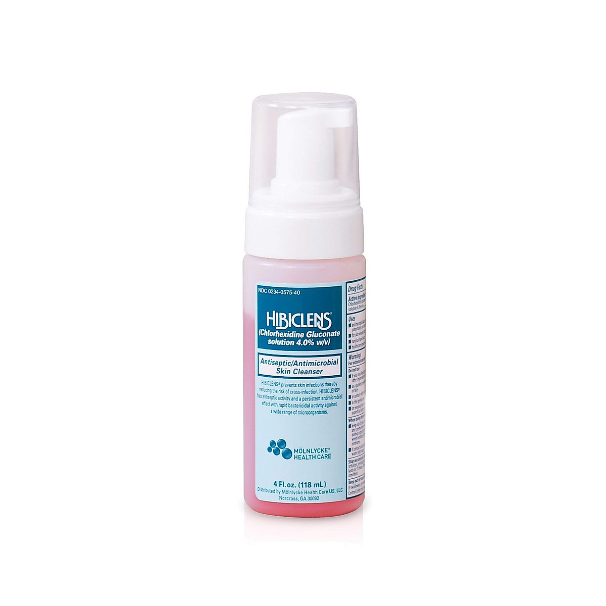 Hibiclens Antiseptic Antimicrobial Skin Cleanser 4oz Foam Pump