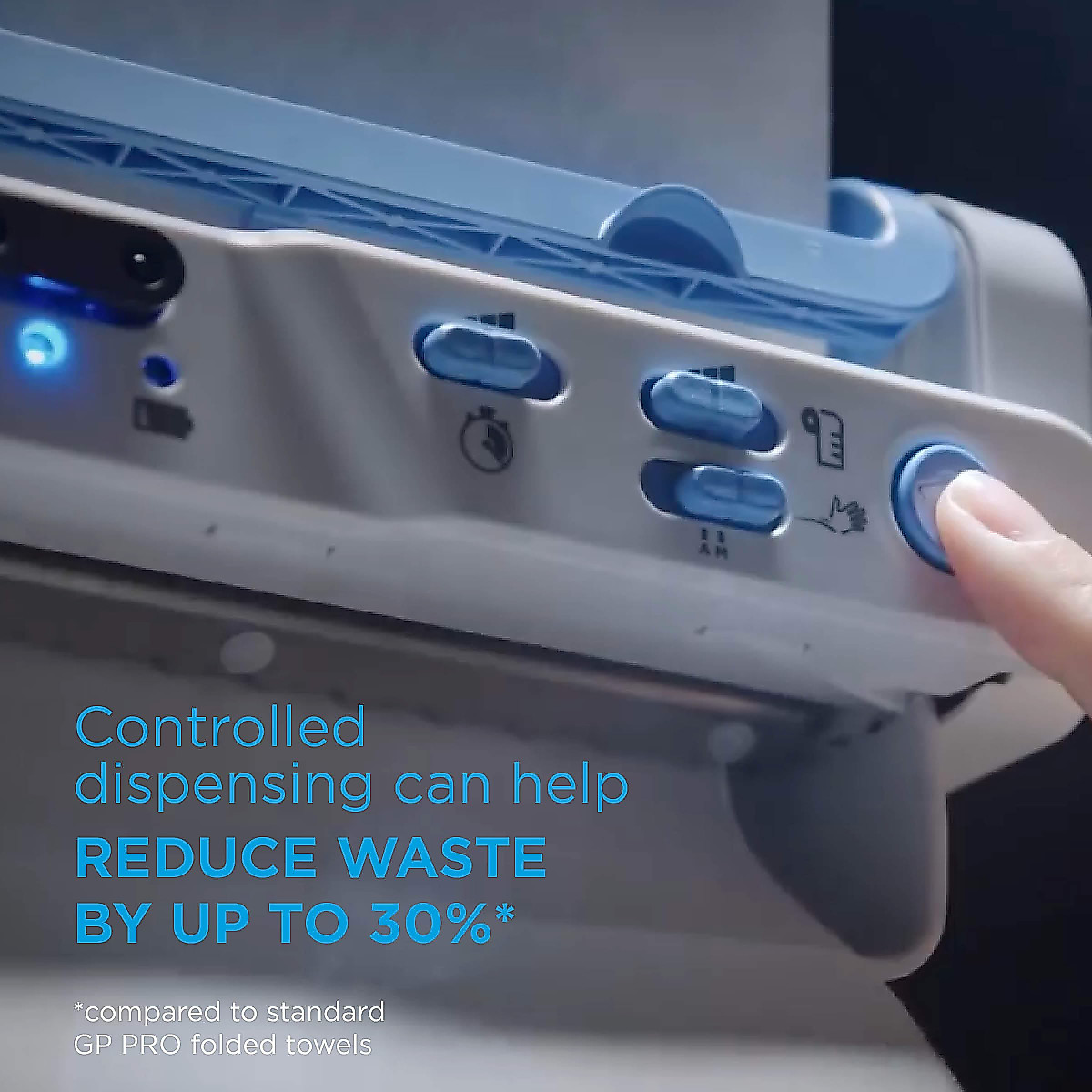 Impulse 8" 1-Roll Automated Touchless Paper Towel Dispenser Black 59498A