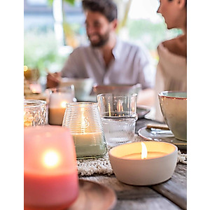 Citronella Candles, Outdoor Indoor Large Citronella Scented Jar Candles Set, Aromatherapy Candle - 45 Hours Burn Time - for Summer Home Garden Patio Balcony Outside Camping - 6 Pack (Ginger Love)