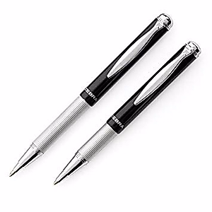 Zebra 10110 Telescopic Ballpoint Pens (Pack of 2) 1mm, Pocket Clip
