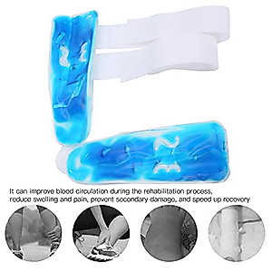 Ankle Support, Fixed Ligament Ankle Stabilizer Cold and Hot Compress for Ligament Strain for Sports Arena for Ankle Injury(White)