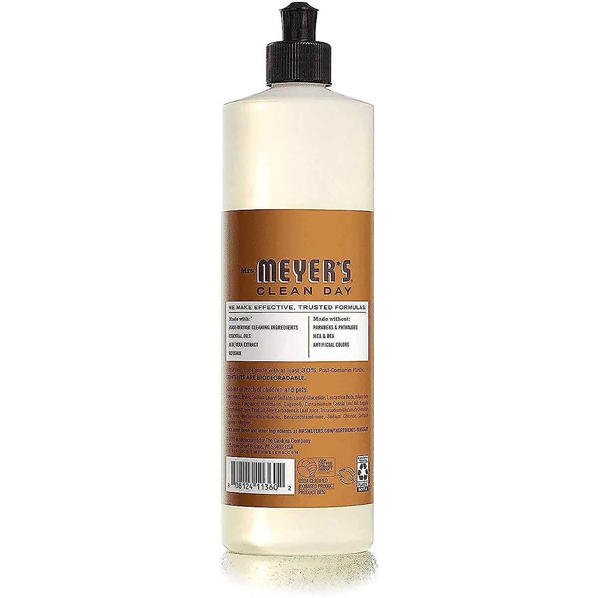 Mrs. Meyer's Liquid Dish Soap, Acorn Spice, 16 OZ (Pack - 3)