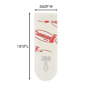 Command PH024-64NA Hanging, Indoor Use, 64, Decorate Damage-Free Small White Poster Strips, 0, Count