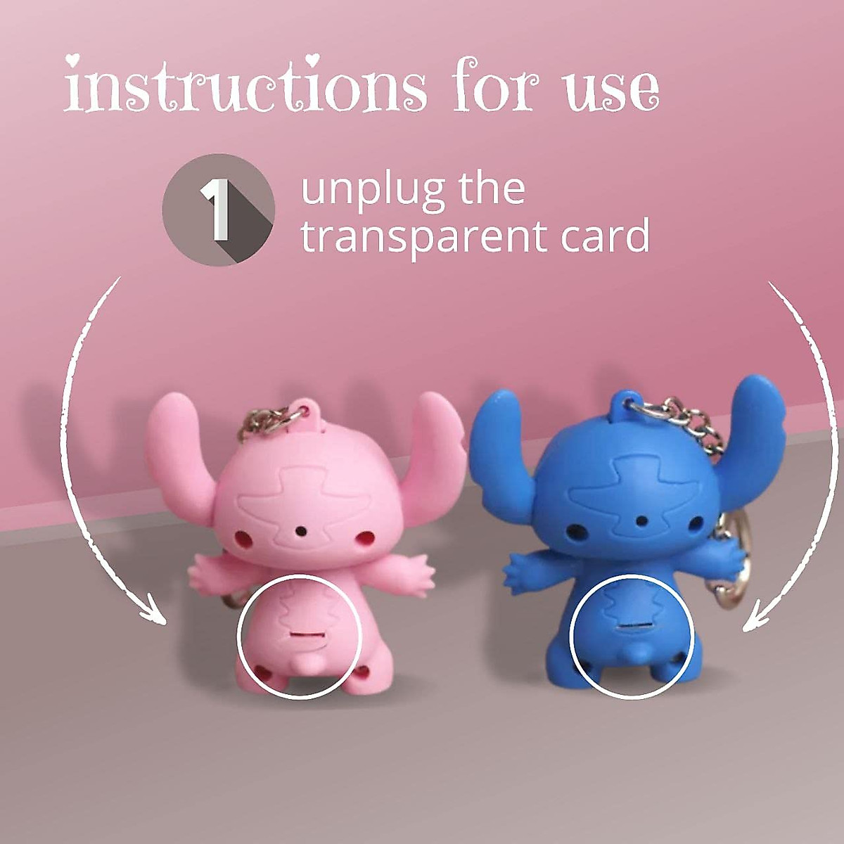 2PCS Murine And Angel Keychain Cartoon Key Chains for Kids Girls Boys Cartoon Couple Keychain for Keys Bag Phone Cartoon Keychain Gift for Birthday Christmas New Year Kids Keychains For Backpacks