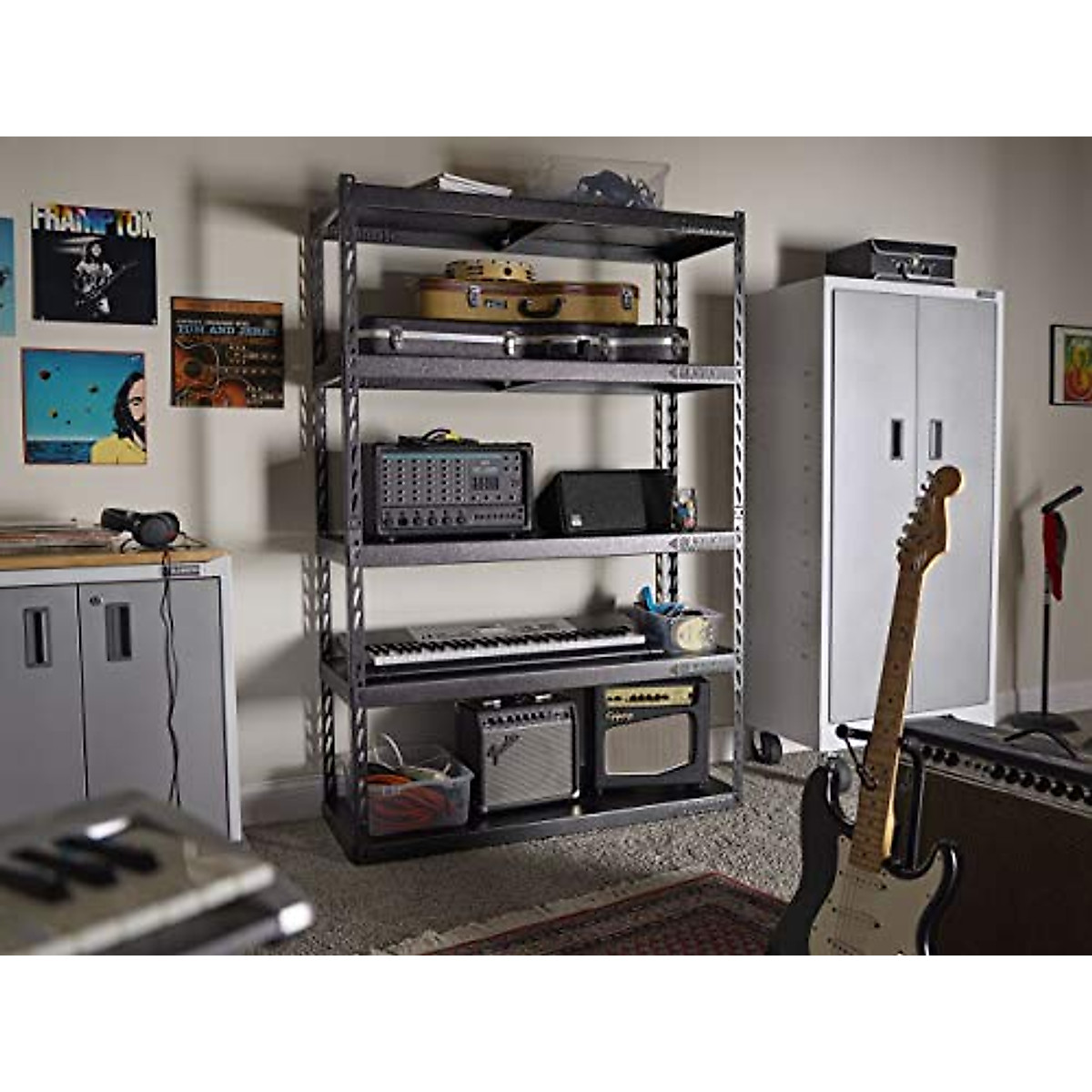 Gladiator 48" Wide EZ Connect Rack with Five 18" Deep Shelves