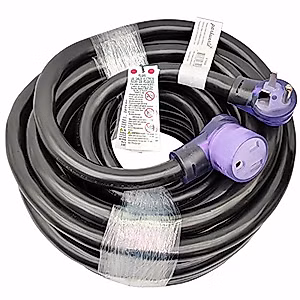 Parkworld 61964 6AWG 6-50 Extension Cord 50 AMP, 250-Volt Welder Extension Cord 50A 6 Gauge 3-Prong 6-50P to 6-50R (75FT)