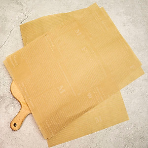 Bekeygirl Printed 200sheets/box 12x16 parchment sheets baking, Non-stick Unbleached precut parchment paper sheet For Baking, Cooking, Bread Cup Cake Cookie and More (Unbleached)