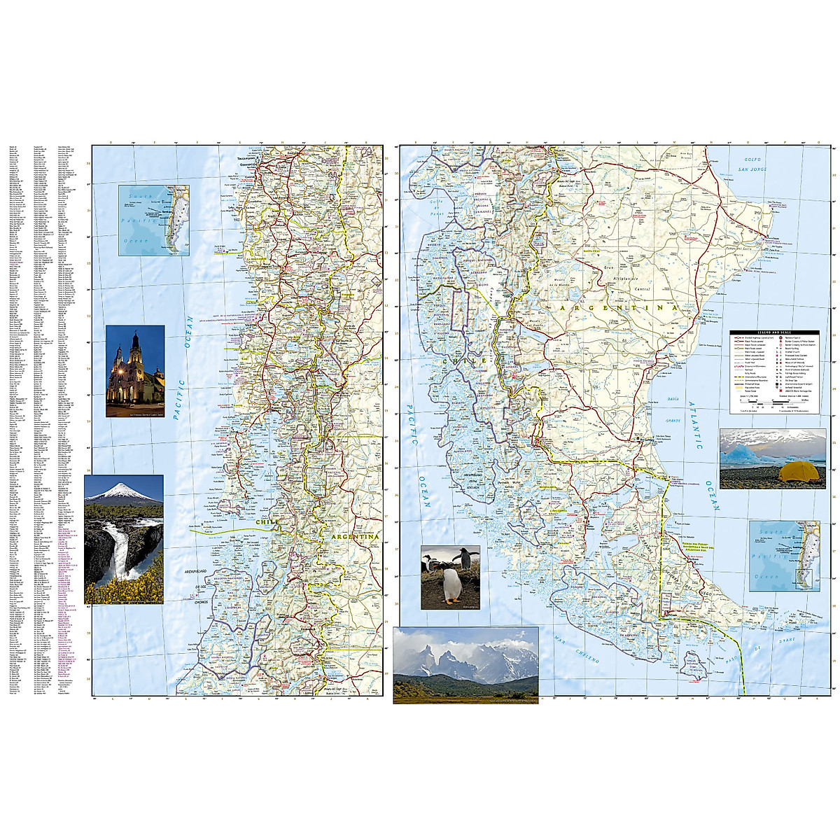 Chile Map (National Geographic Adventure Map, 3402)