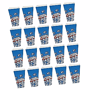 Kisangel 100pcs Popcorn Boxes Popcorn Popcorn Box Snack Box Container Microwave Containers Popcorn Holders Popcorn Treat Boxes Fresh Popcorn Box Popcorn Boxes for Party Paper Popcorn Box