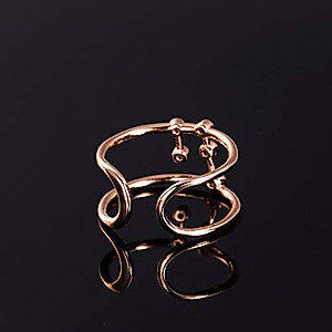 VIKI LYNN Taurus Zodiac Constellation Ring Sterling Silver Adjustable Horoscope for Women