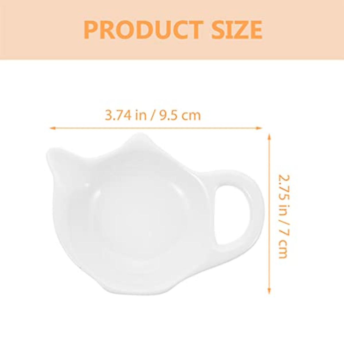 Ceramic Teabag Coaster Tea Bag Squeezer Ketchup Seasoning 2Pcs Tea Bag Rest Teaspoon Rest Tea Holder Tea Bag Holder Ceramic Tea Bag Holders for Tea Bag Tea Bag Holder Organizer