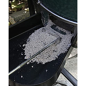 18 Inch BBQ Ash Tool for Kamado Joe Charcoal Smoker Big Green Egg Wood Burning Stove Ash Rake Grilling Poker Accessories Charcoal Garden Tools Grill Cleaning Tools