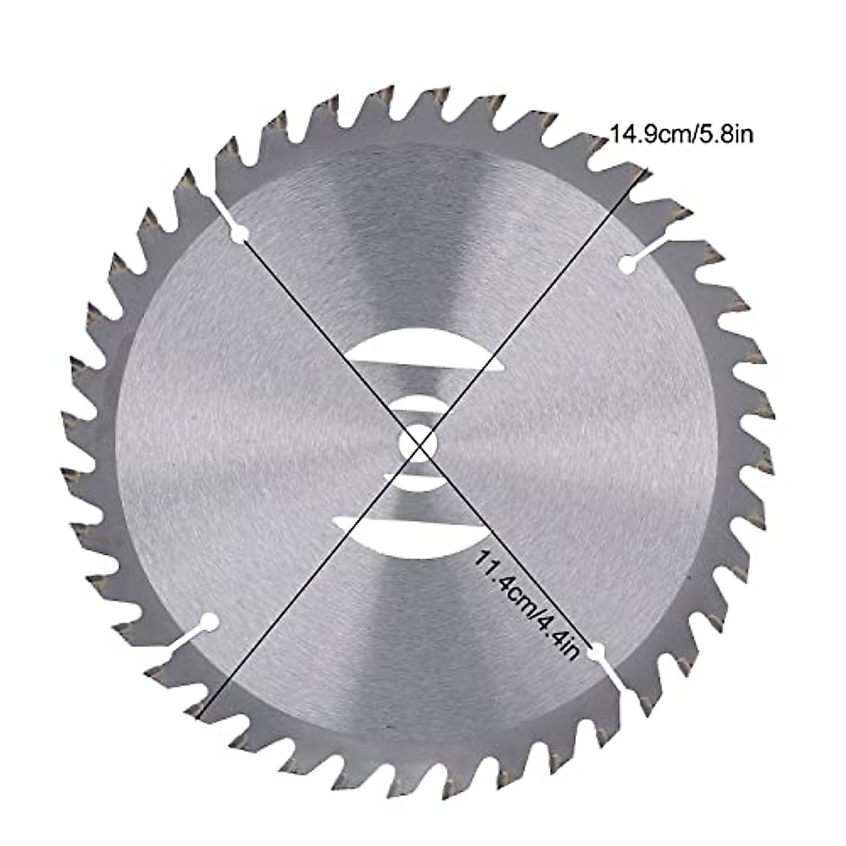 Brush Cutter Blades, Weed Eater Blades, Circular Saw Brush Cutter, Manganese Steel Round Chainsaw Blades, 5.9in Sturdy Durable Incisive Grass Trimmer Blade Lawnmower Parts Garden Tools