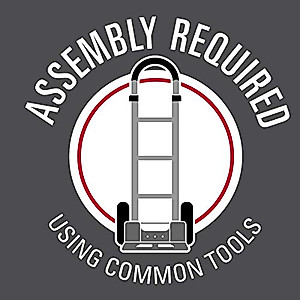 Magliner HRK15AUAE3 Self-Stabilizing Hand Truck, Vertical Loop Handle, Interlocked Microcellular Foam Wheels, Straight Back Frame, 500 lb Capacity