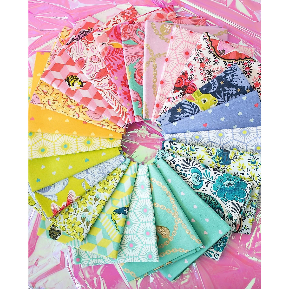 Besties Fat Quarter Bundle (22 Pieces) by Tula Pink for FreeSpirit (FB4FQTP.Besties)