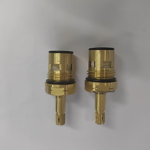 2 Packs Faucet Cartridge Compatible with American Standard 994053-0070A Bath & Kitchen Faucet Replacement Valve Cartridge, Brass