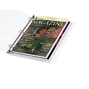 Office Depot Top-Loading Sheet Protectors, Heavyweight, Clear, Expandable, Box of 25, 105007RMDUP