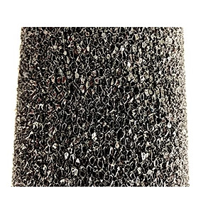 ViaAqua 2 Pack X-Large Overflow Filter Box Intake Round Pre-Filter Foam Sponge 5.91" x 4.13" for Aquariums and Ponds (Coarse 25PPI)