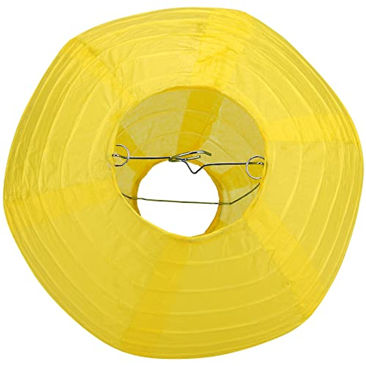 KEILEOHO 20 PCS 4/6/8/10/12 Inches Yellow Paper Lanterns, Round Chinese Paper Lanterns, Japanese Hanging Paper Lanterns Lamp Fall Decorative Paper Lantern Set for Party, Halloween, Decor