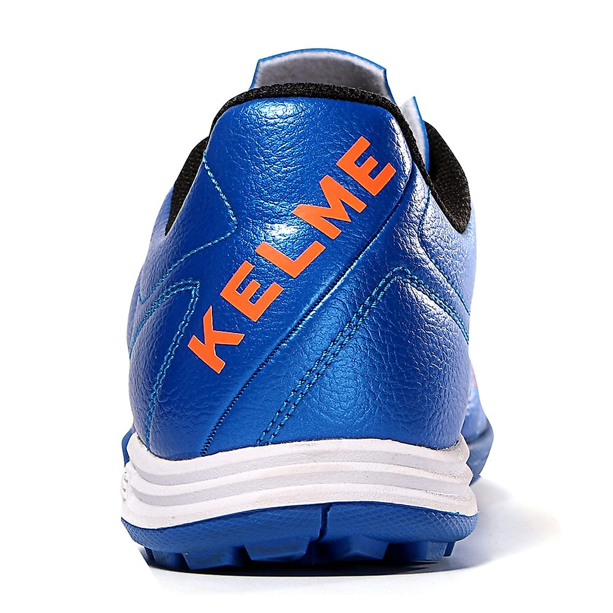 KELME Men's Soccer Shoes Arch Support Cleats Professional Futsal Sneaker Breathable Athletic Football Boots for Outdoor Indoor TF Blue 9
