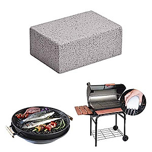 4 Pack Grill Cleaning Brick Block - Grill Stone/Griddle Cleaner Block - BBQ Grill Stones Cleaner - Remove Greases Stains Residues Dirt