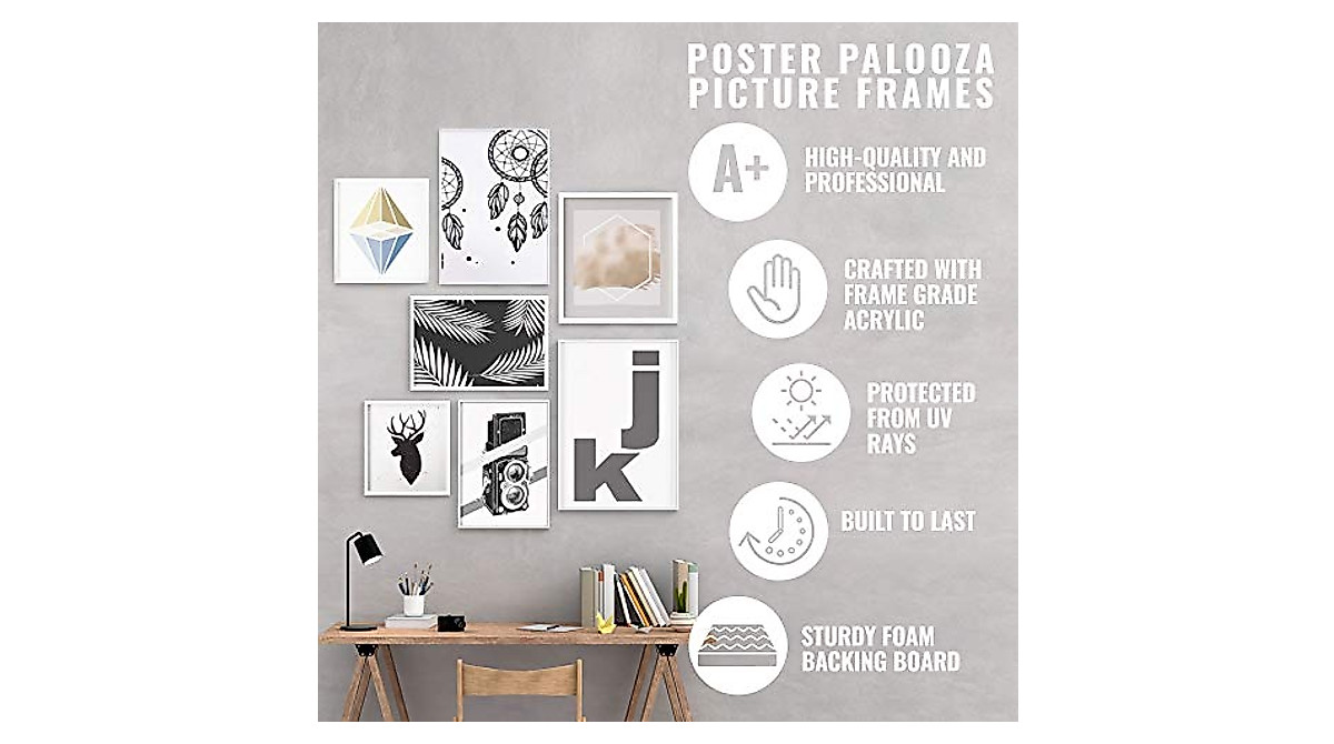 12x12 Blue Photo Mat with Bevel Cut for 8x8 Photos - Premium Quality