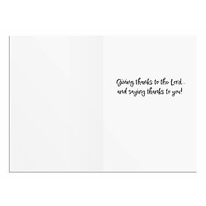 DaySpring - We Give Thanks - 4 Nature Design Assortment with Scripture - King James Version - 12 Thank You Boxed Cards & Envelopes (U0061)
