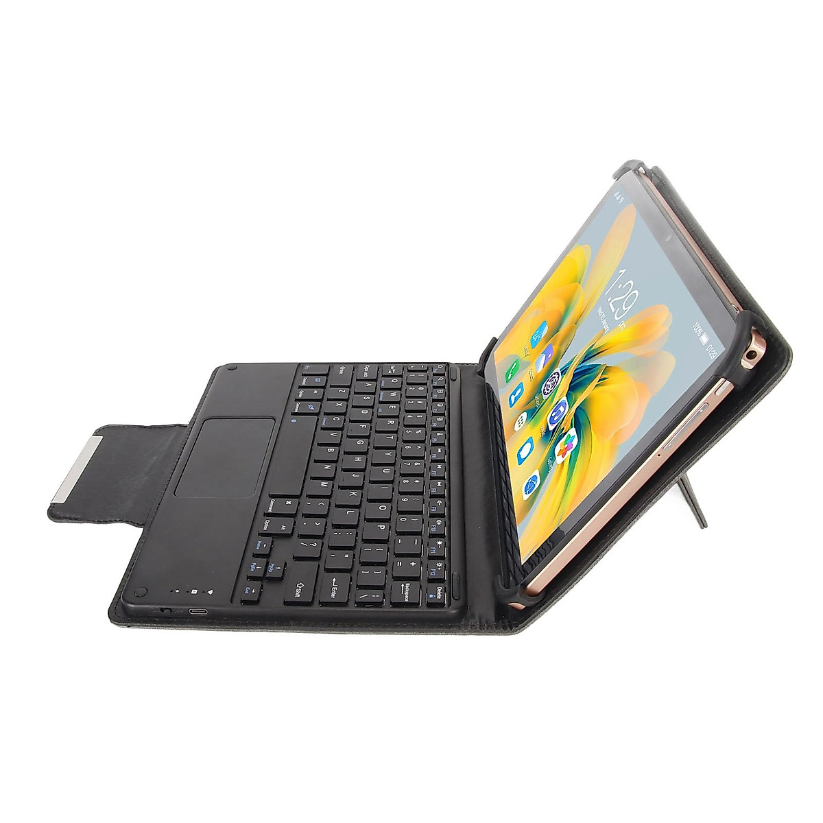 Airshi Tablet PC, 3 Card Slots 10.1 Inch FHD Aluminum Alloy Desktop Tablet for Travel (US Plug)