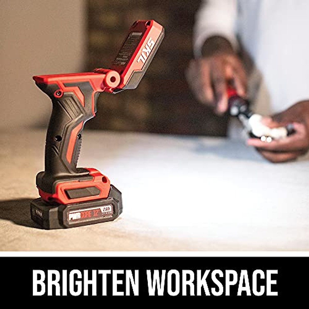 SKIL 5-Tool ComboKit: PWRCore 12 Brushless 12V Drill Driver, Impact Driver, Oscillating MultiTool, Area Light and Bluetooth Speaker, Includes Two 2.0Ah Lithium Batteries and PWRJump Charger - CB736801