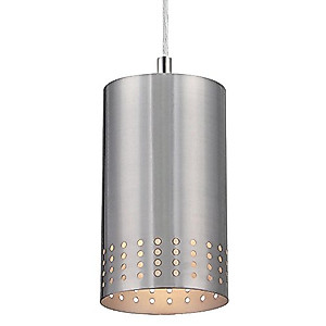 Westinghouse Lighting 6101200 Phelps One-Light Indoor Mini Pendant, Brushed Nickel